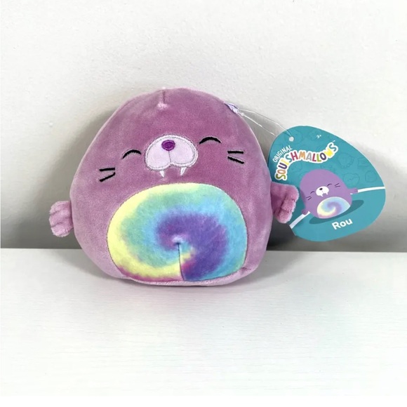 Squishmallows | Toys | Nwt 5 Rou The Purple Walrus Squishmallow | Poshmark